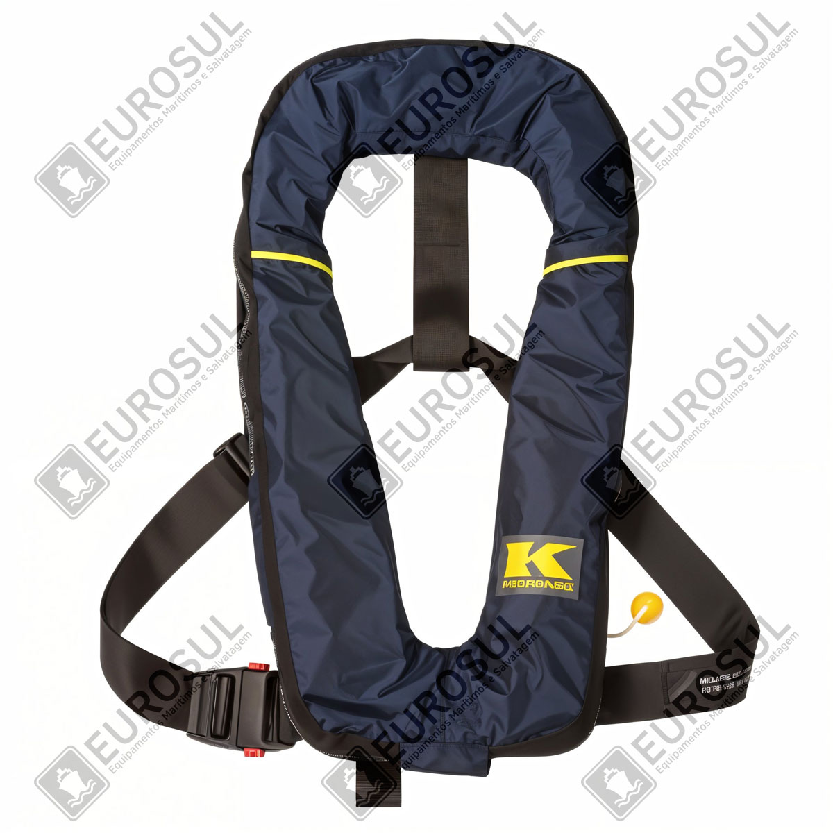 Inflatable vest kadematic 150n SOLAS with lamp - Eurosul