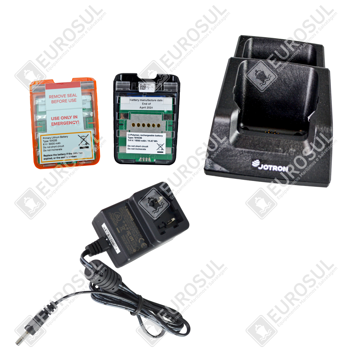 Jotron TR30 GMDSS VHF Radio with Charger, Emergency and rechargeable ...