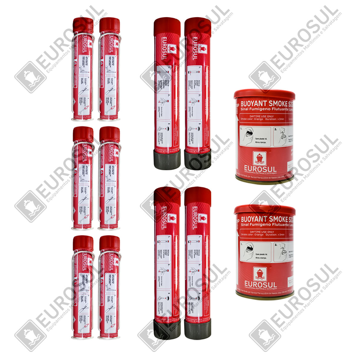 Eurosul SOLAS Distress Kit – Watertight 10L Container with Signals for ...