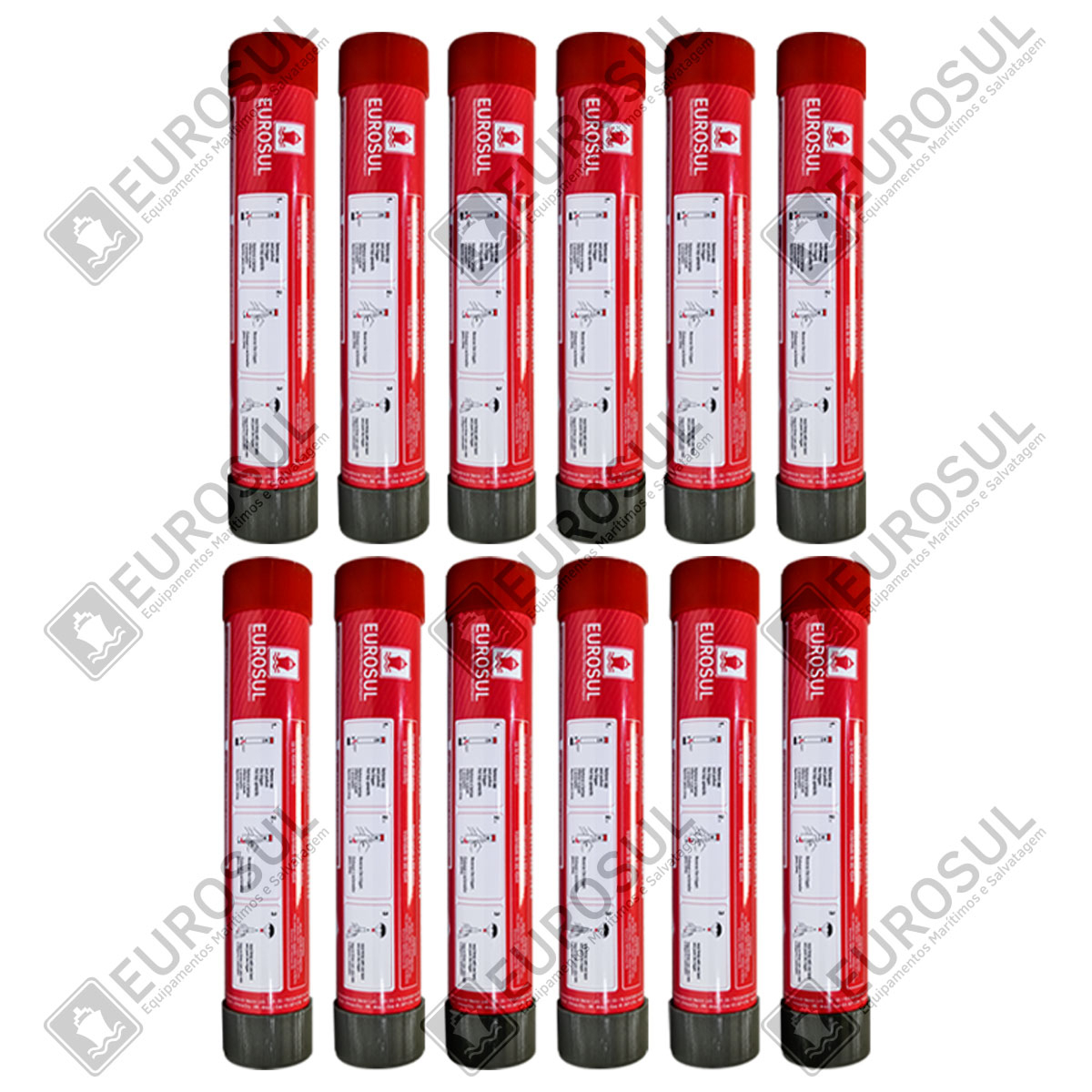 SOLAS Distress Kit Eurosul – 20L Watertight Container with 12 Parachute ...