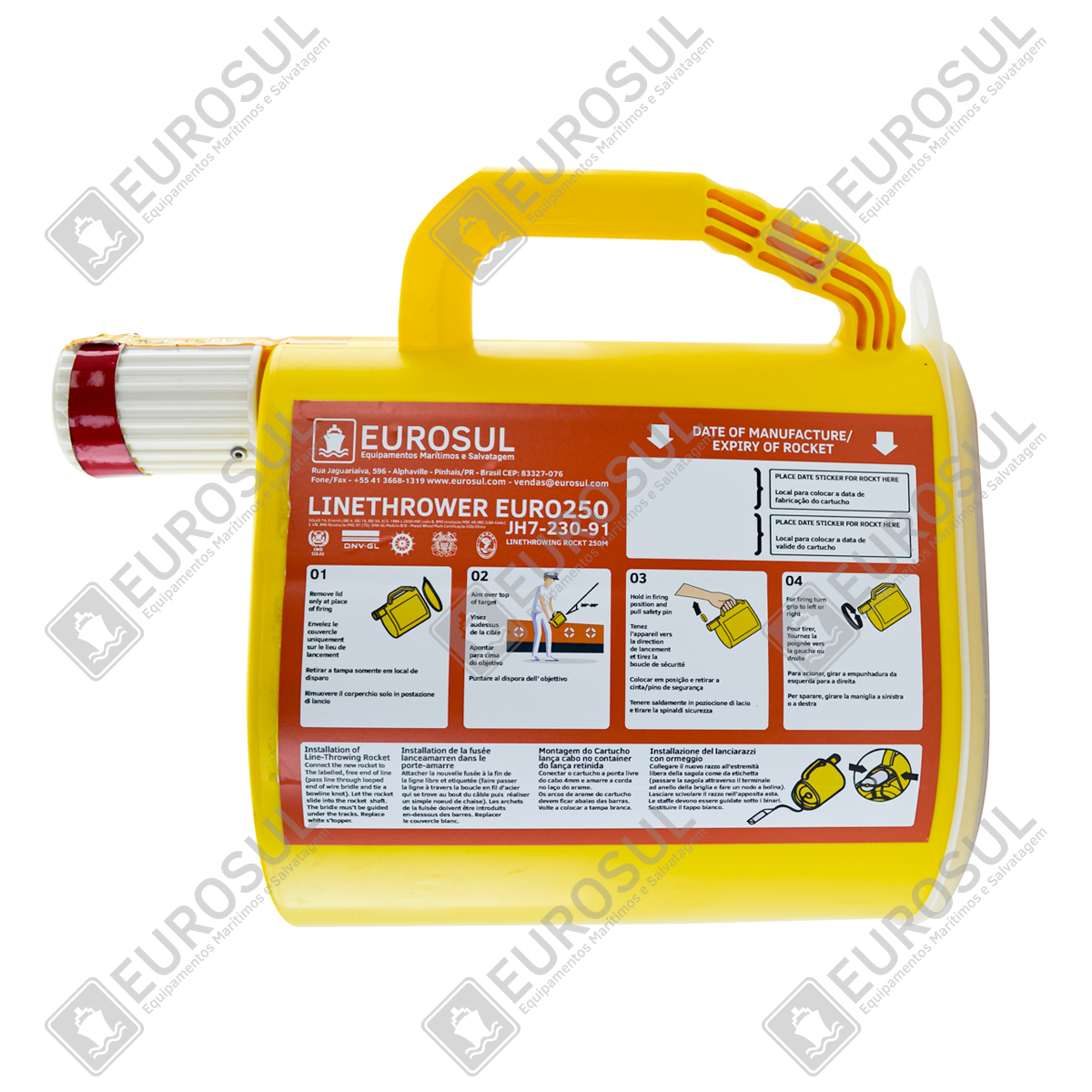Line Thrower JH7-230-91 – SOLAS/MED/USCG Certified - Eurosul
