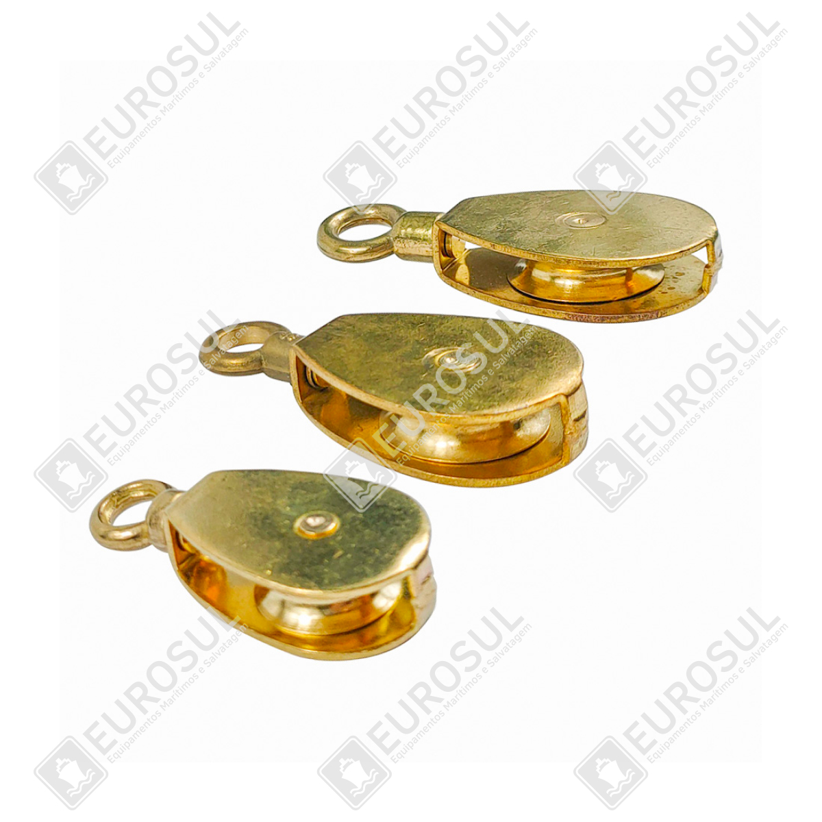 Single Sheave Block Brass - 32mm / 38mm / 50mm - Eurosul