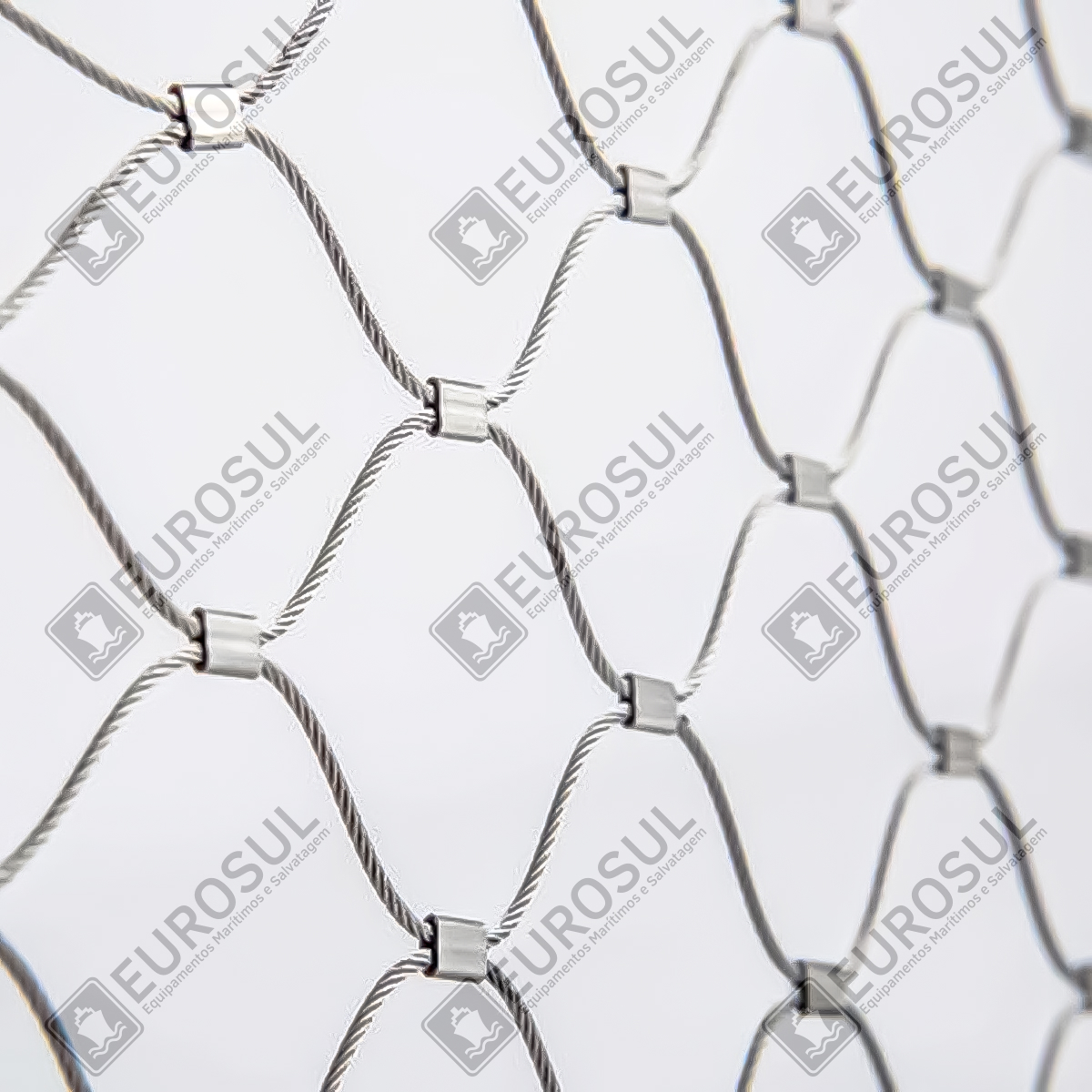 Perimeter network for helipad - stainless steel - Eurosul