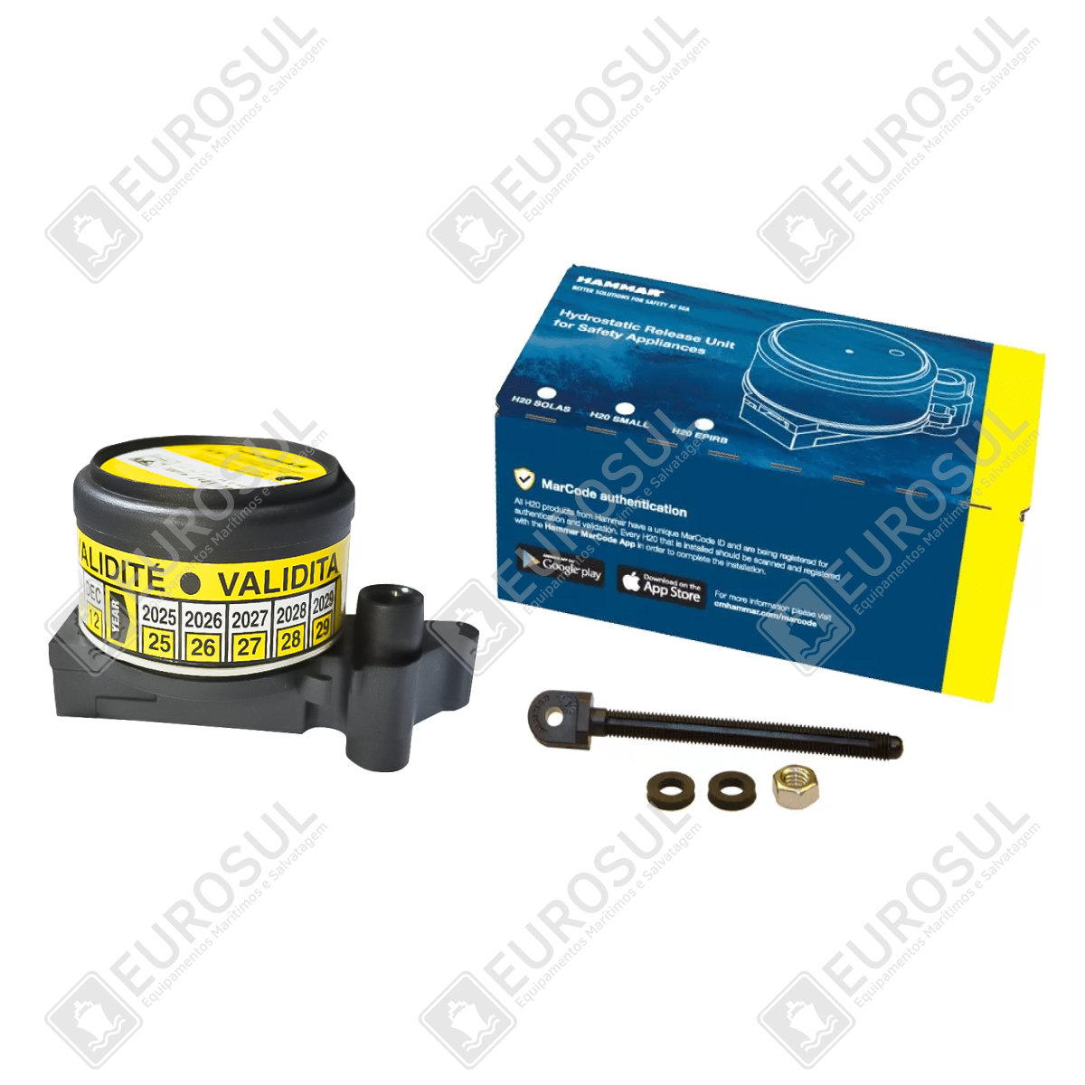 Hammar H20E Hydrostatic Release Unit (HRU) for EPIRB - Eurosul