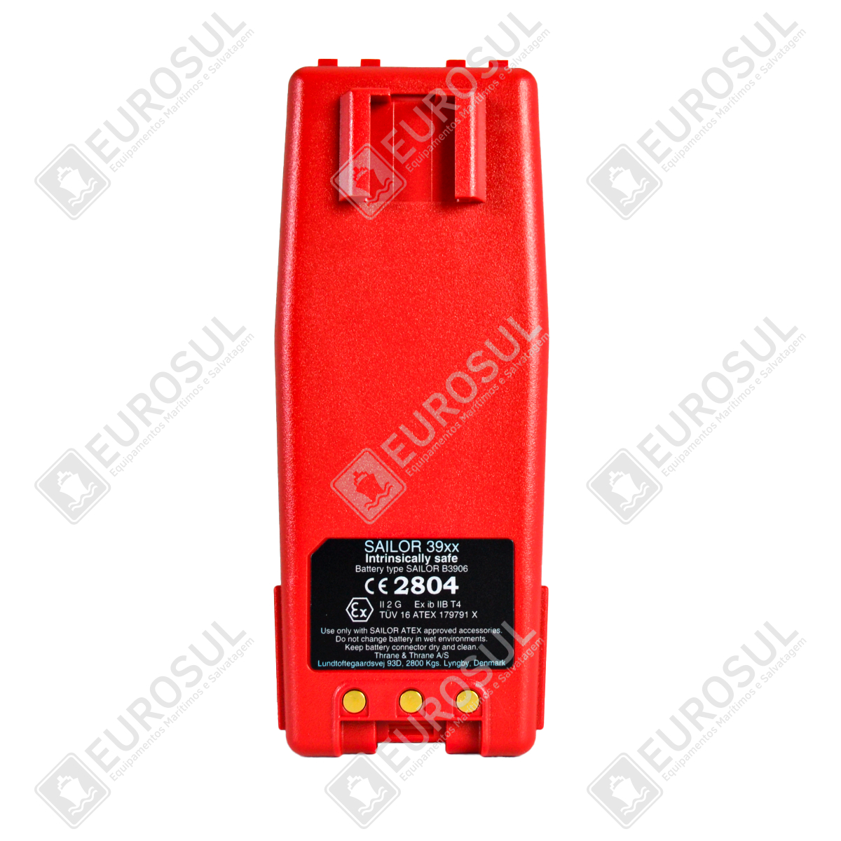 Bateria Recarregável ATEX de Íon de Lítio para Rádio SP3965 UHF – Eurosul