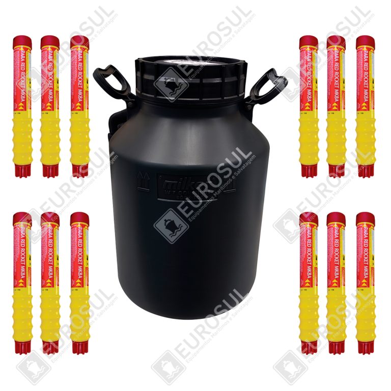 Parachute Red Signal Rocket MK8A – SOLAS/MED Approved - Eurosul
